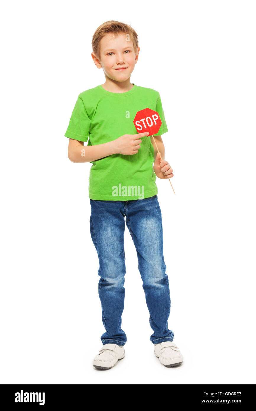 Finger pointing to road sign Cut Out Stock Images & Pictures - Alamy