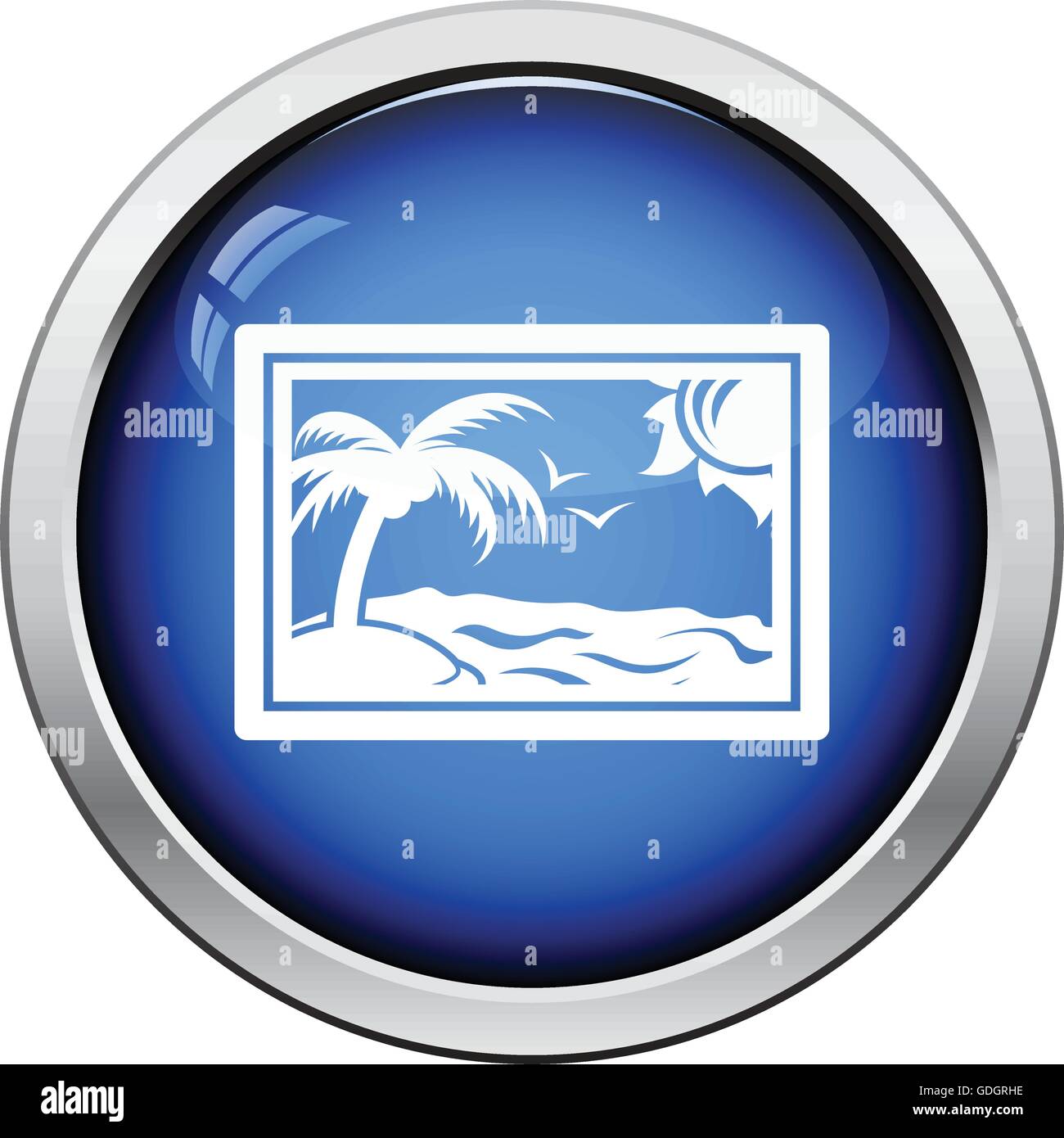 Vintage scenery painting Stock Vector Images - Alamy