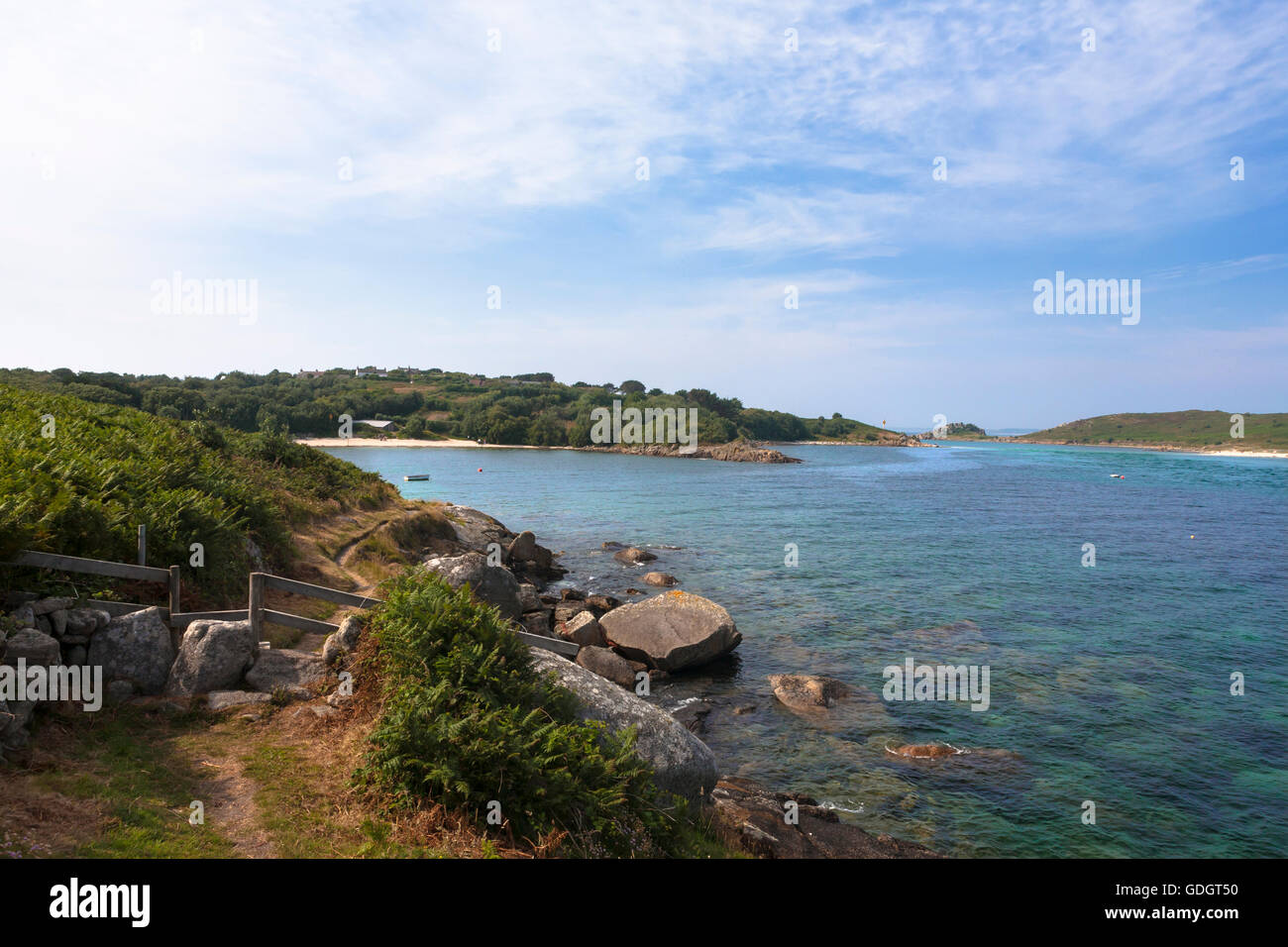 Cove Vean and the Cove, between St. Agnes and Gugh, St. Agnes, Isles of ...
