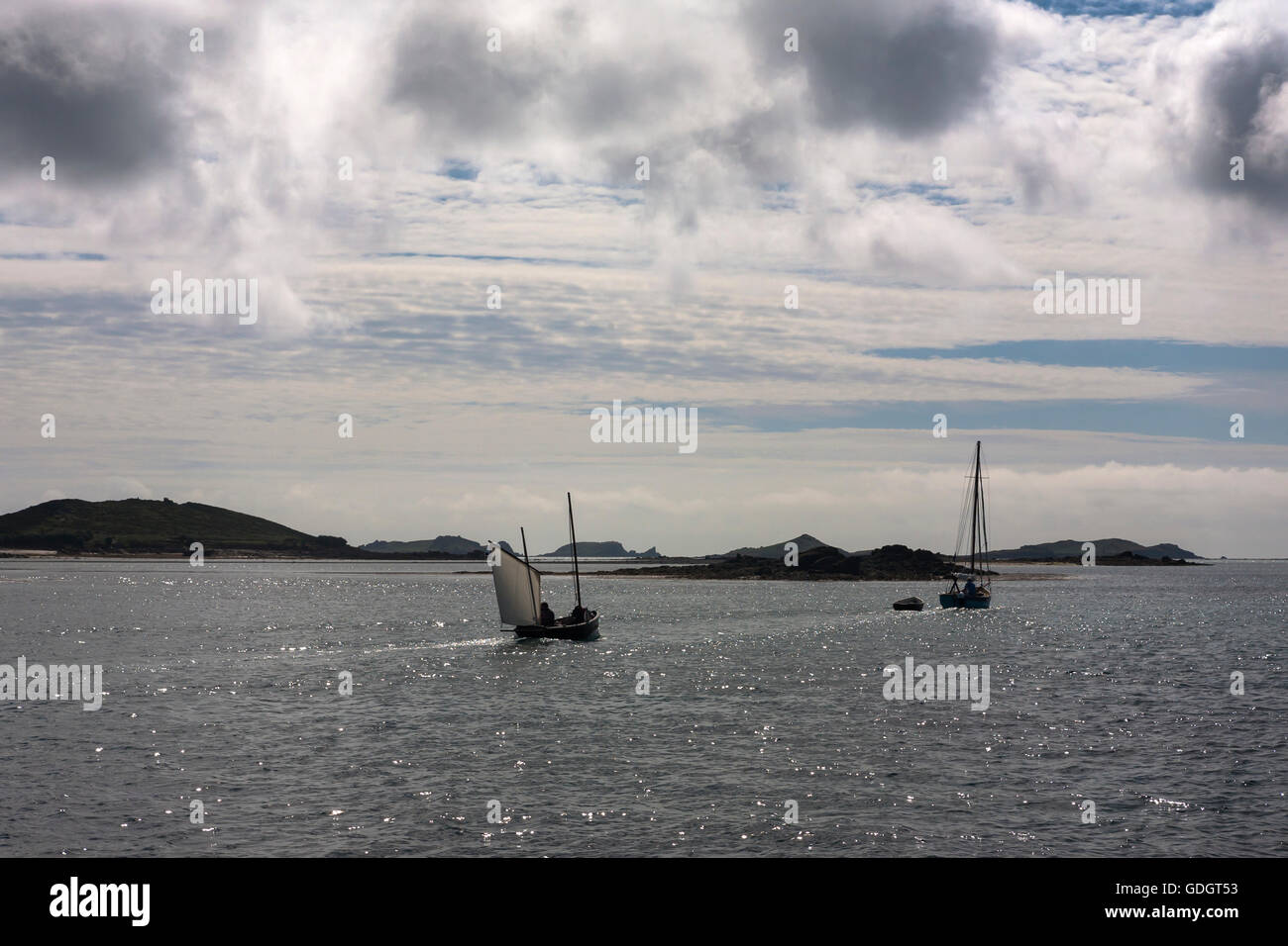 The Eastern Isles and Crow Sound, Isles of Scilly, UK Stock Photo - Alamy