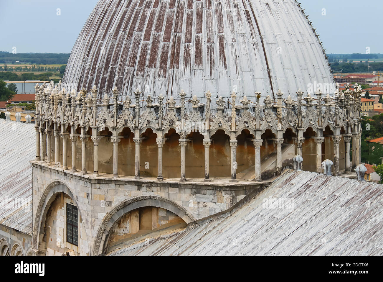 The leaning tower of pisa aerial hi-res stock photography and images ...