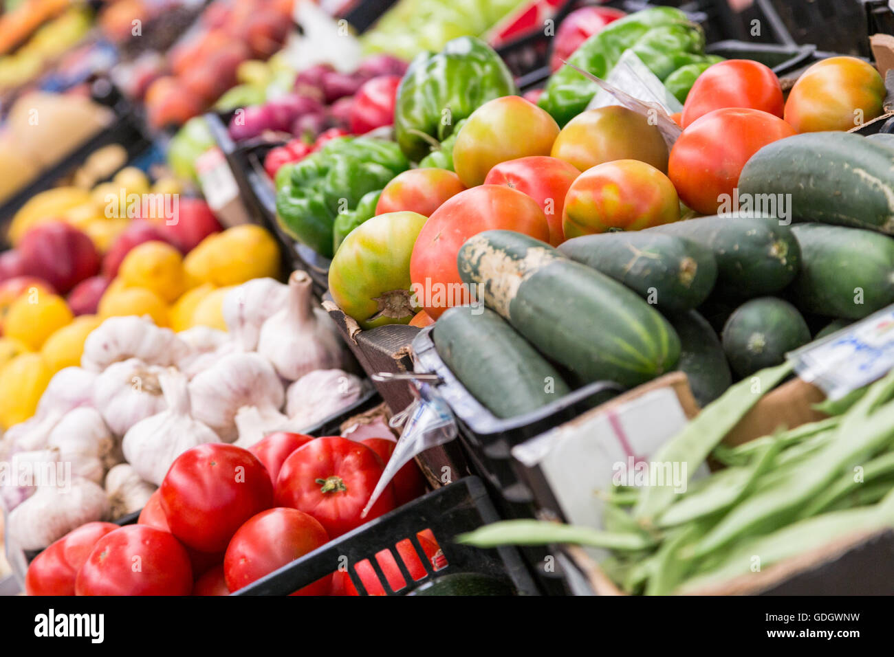 Market stall different vegetables hi-res stock photography and images ...
