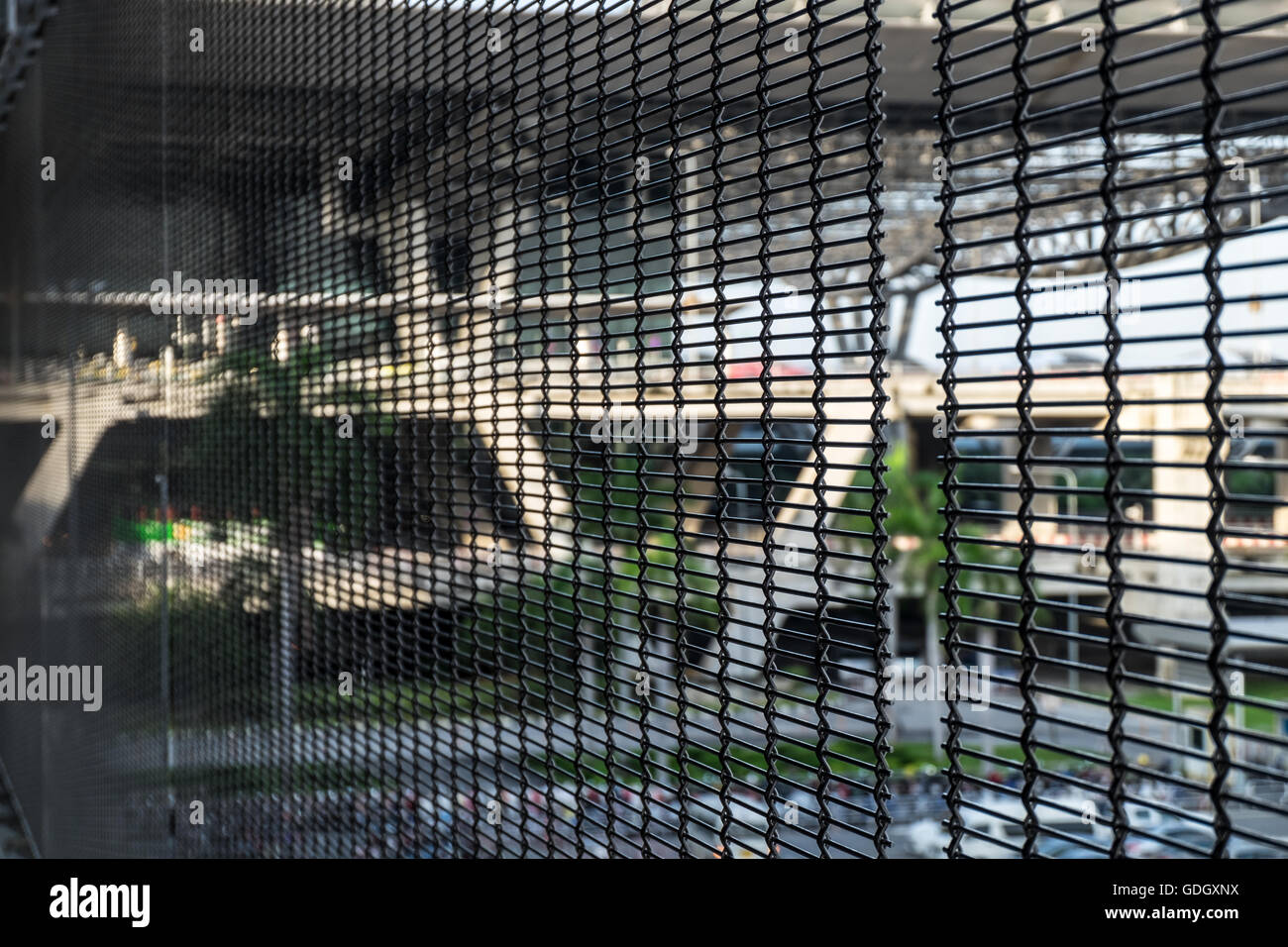 Close up Steel mesh background. (Selective focus Stock Photo - Alamy