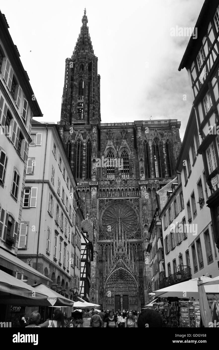Street View Strasbourg Cathedral High Resolution Stock Photography and ...