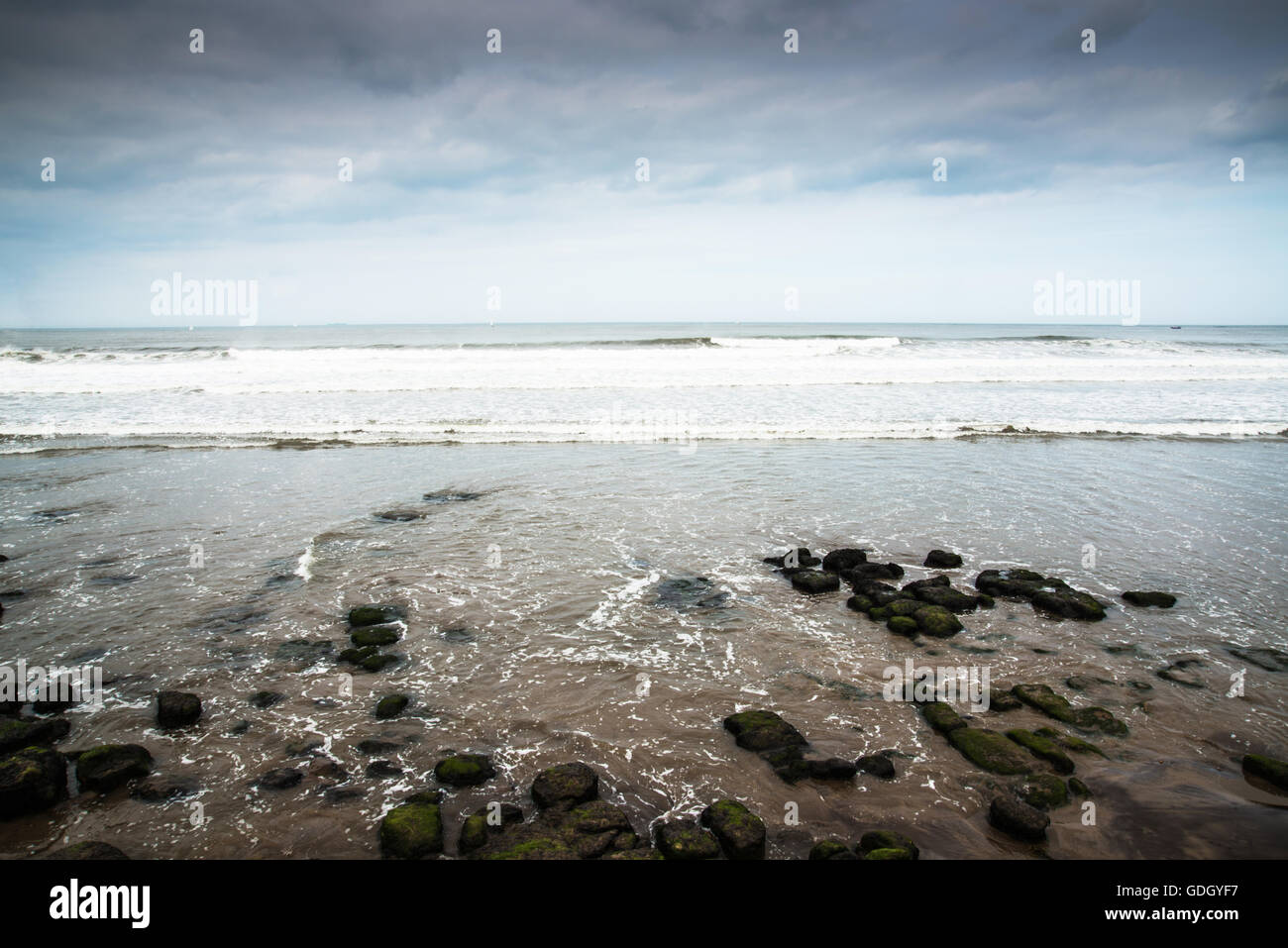 misty coast flowing past Whitby Yorkshire Ray Boswell Stock Photo - Alamy