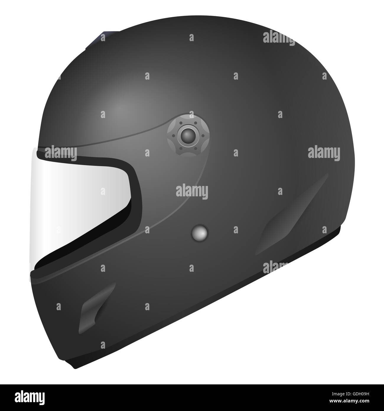 Motorcycle helmet on a white background Stock Photo - Alamy