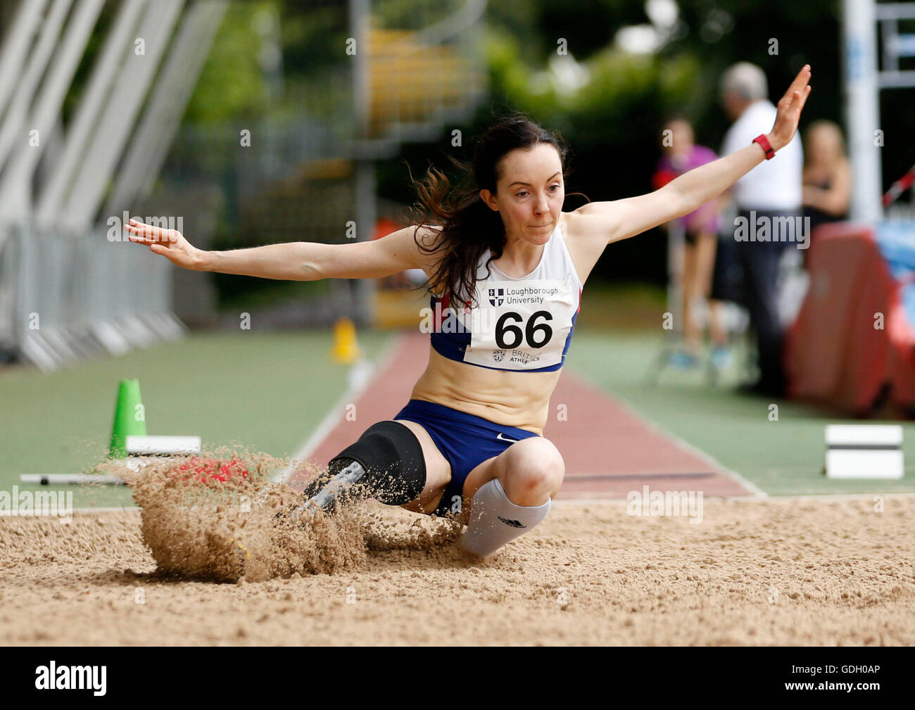 Stephanie Reid in the women's long jump during the European Athletics ...