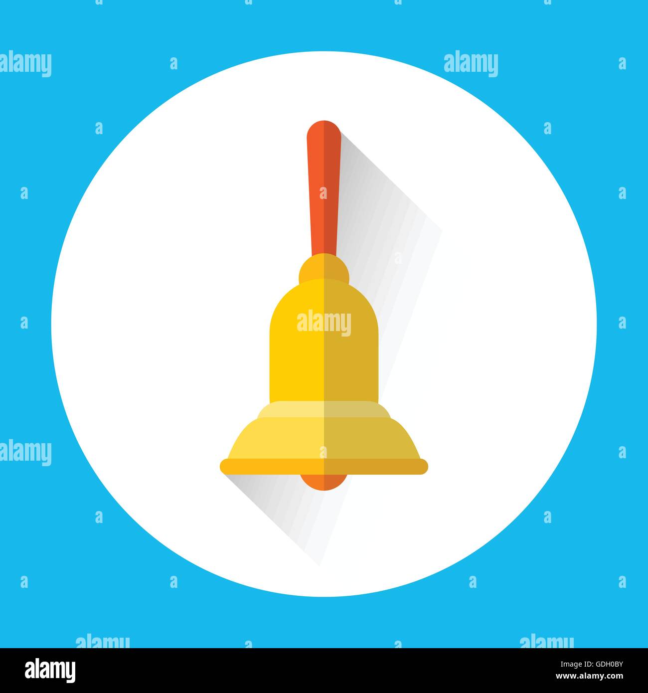 School Bell Colorful Icon Stock Vector Image & Art - Alamy