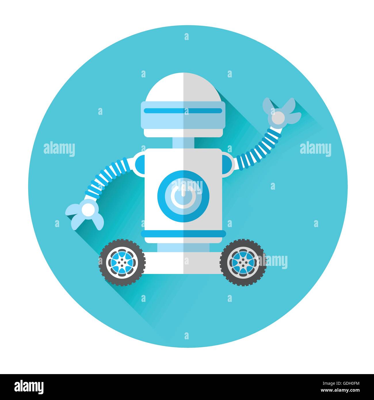Modern Robot Icon Stock Vector Image & Art - Alamy