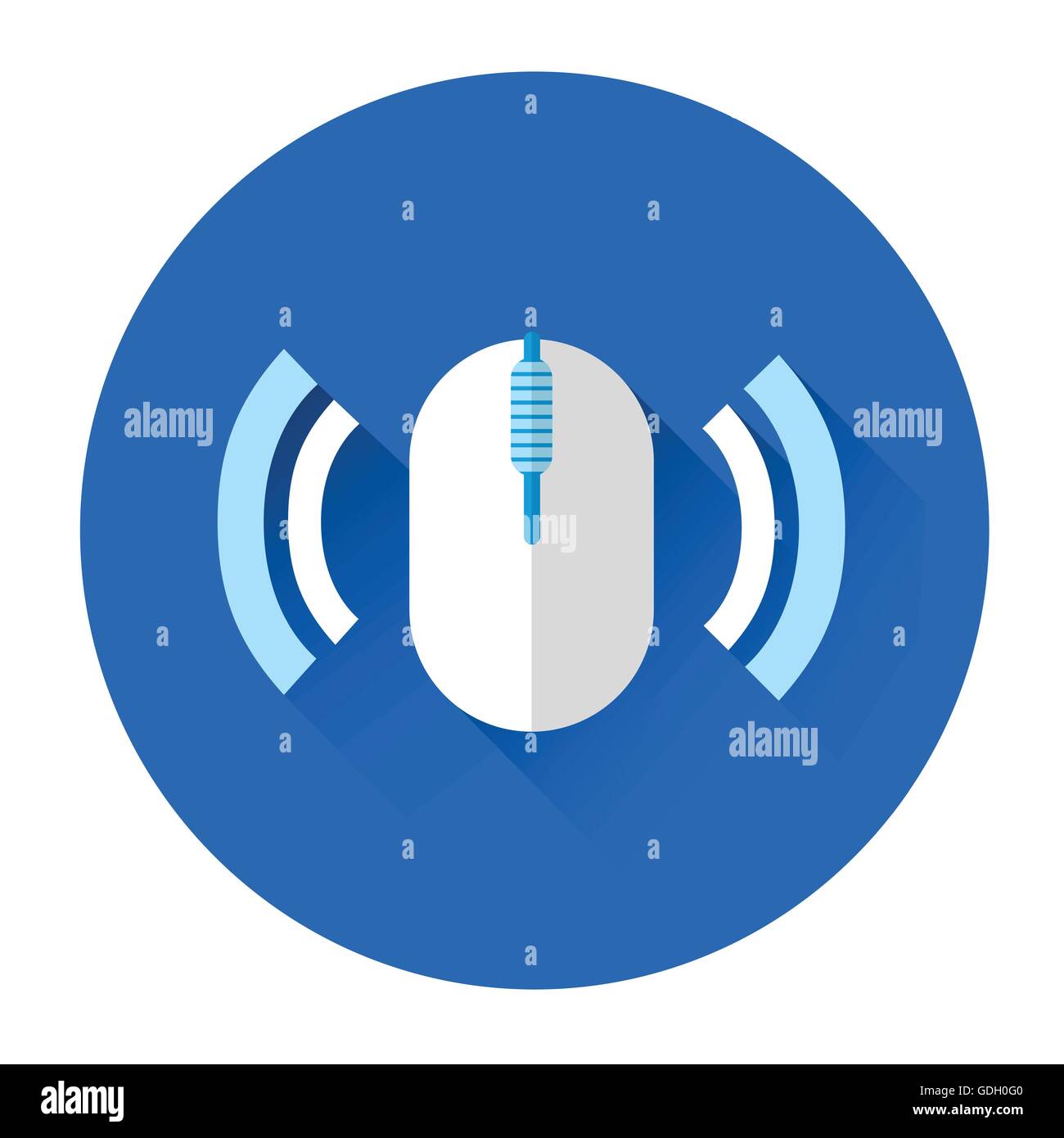 Radio Computer Mouse Icon Stock Vector Image & Art - Alamy