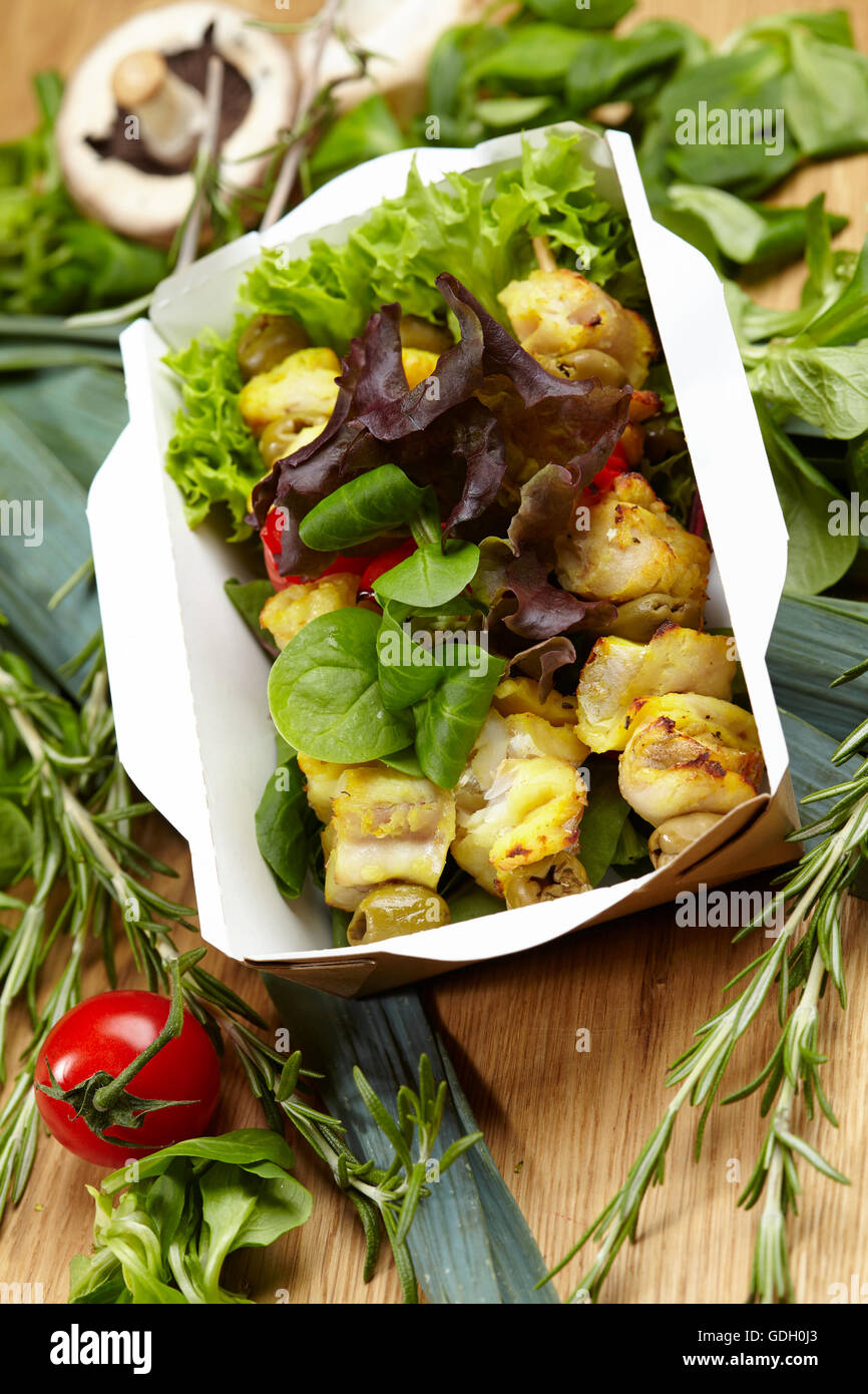 natural healthy food for breakfast fish with vegetables Stock Photo - Alamy