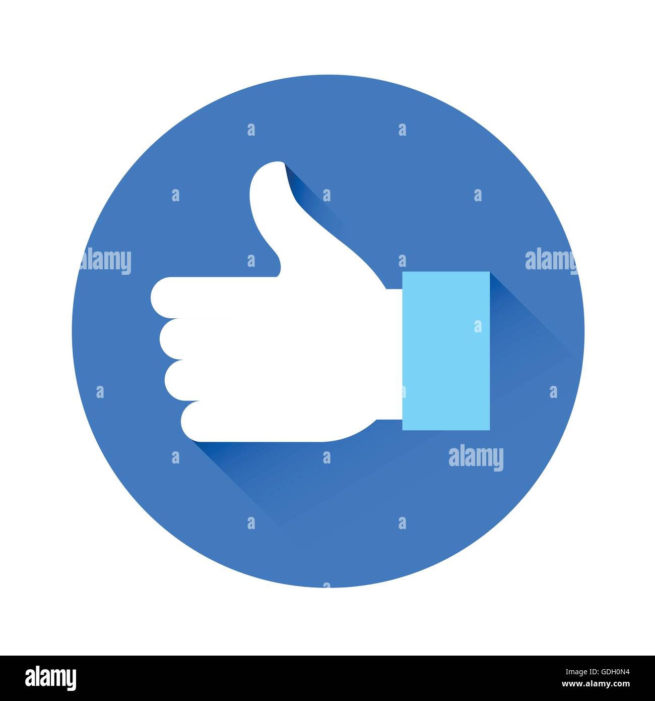 Thumb Up Hand Gesture Like Icon Stock Vector Image & Art - Alamy