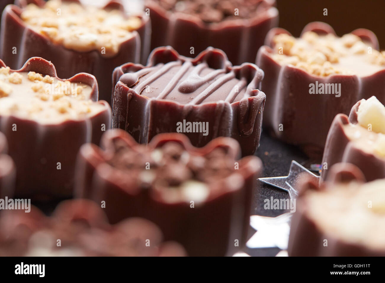 delicious chocolate candies Stock Photo - Alamy