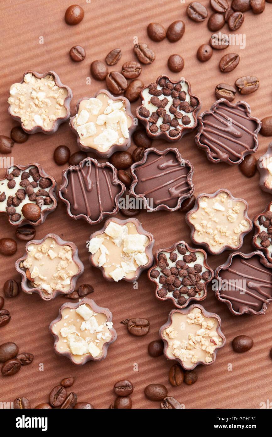 delicious chocolate candies Stock Photo - Alamy