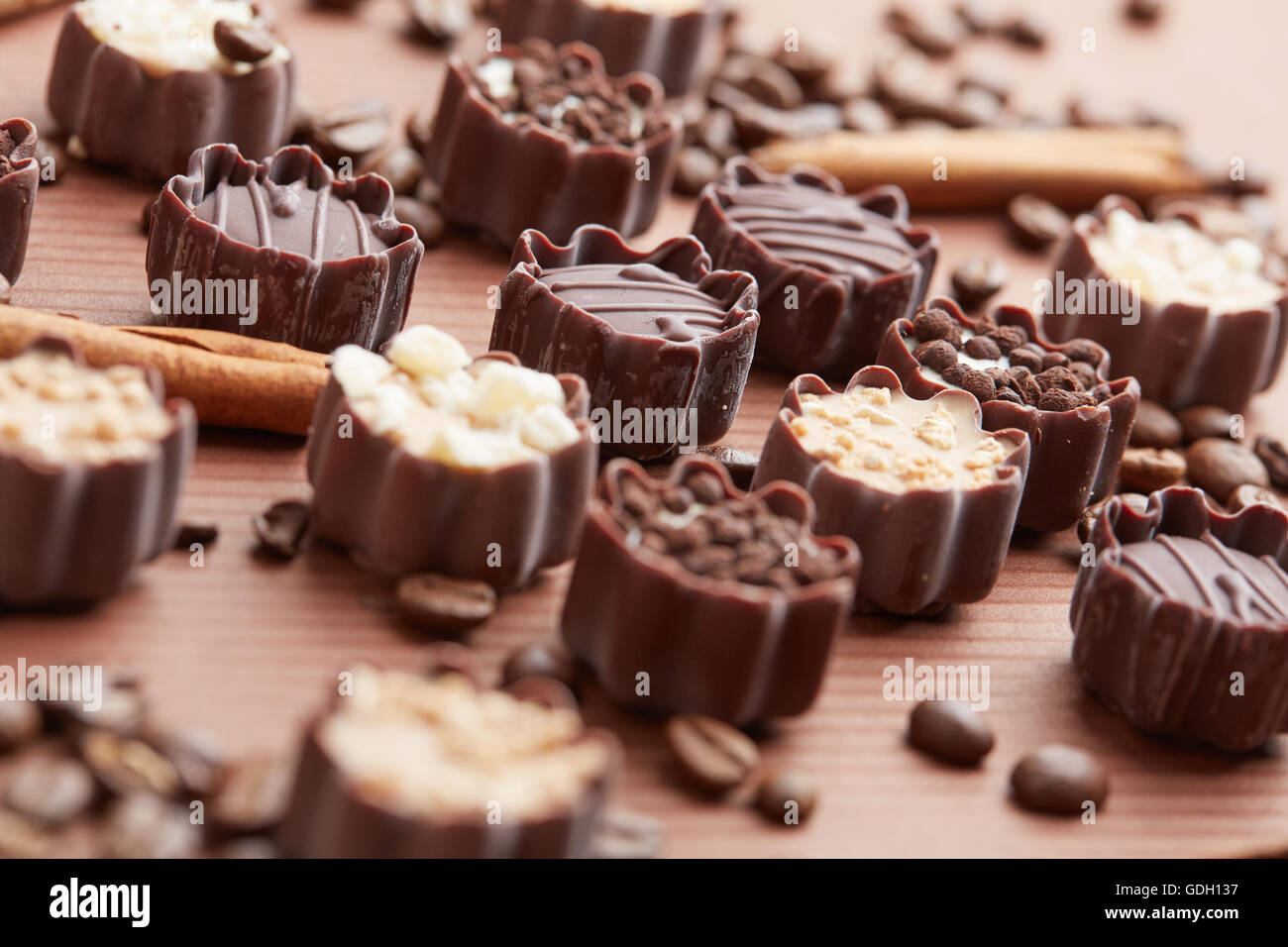 delicious chocolate candies Stock Photo - Alamy