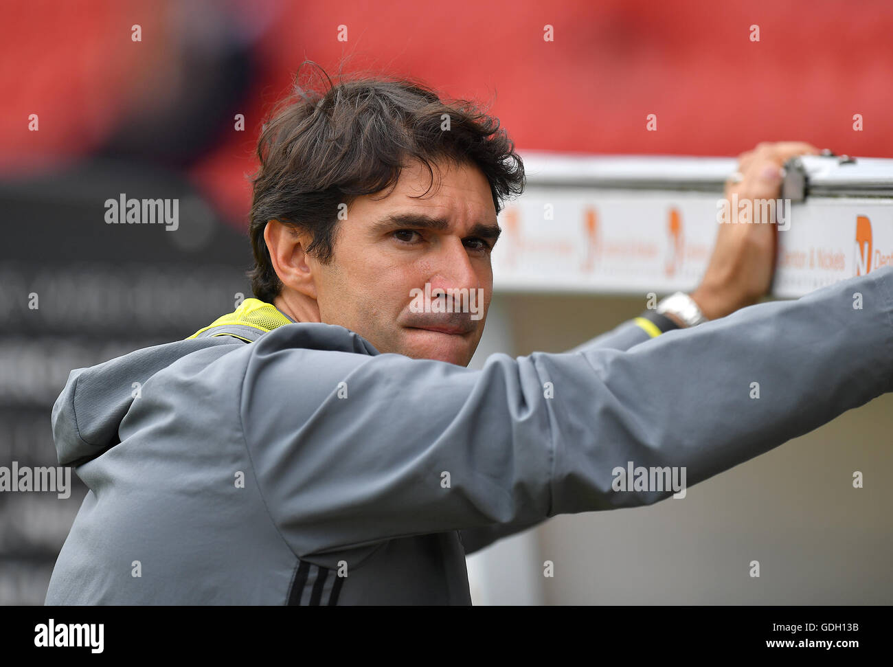 Middlesbrough manager Aitor Karaoke during the pre-season friendly ...