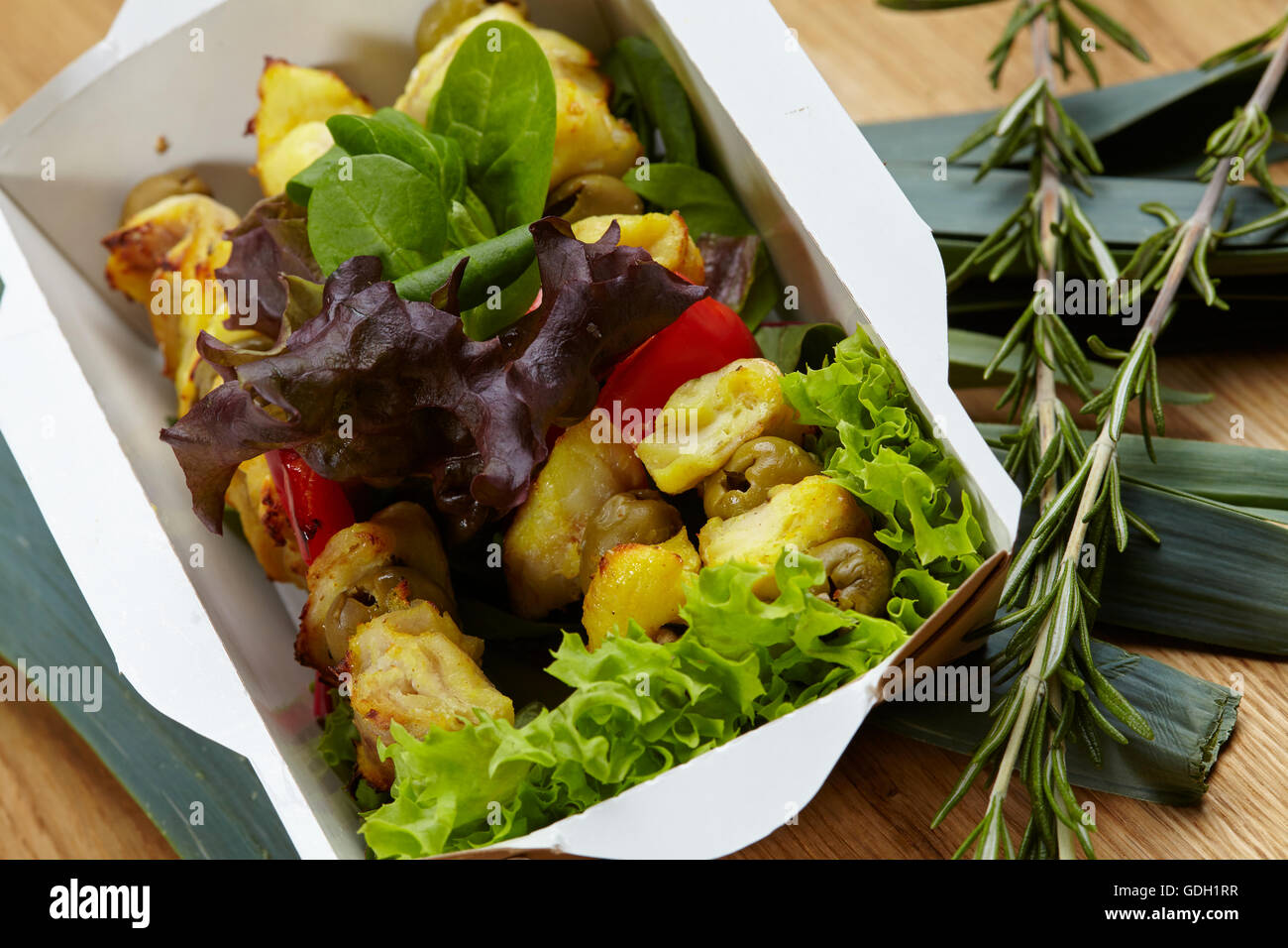 natural healthy food for breakfast fish with vegetables Stock Photo - Alamy