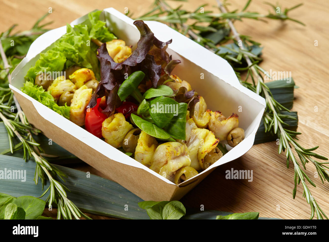 natural healthy food for breakfast fish with vegetables Stock Photo - Alamy