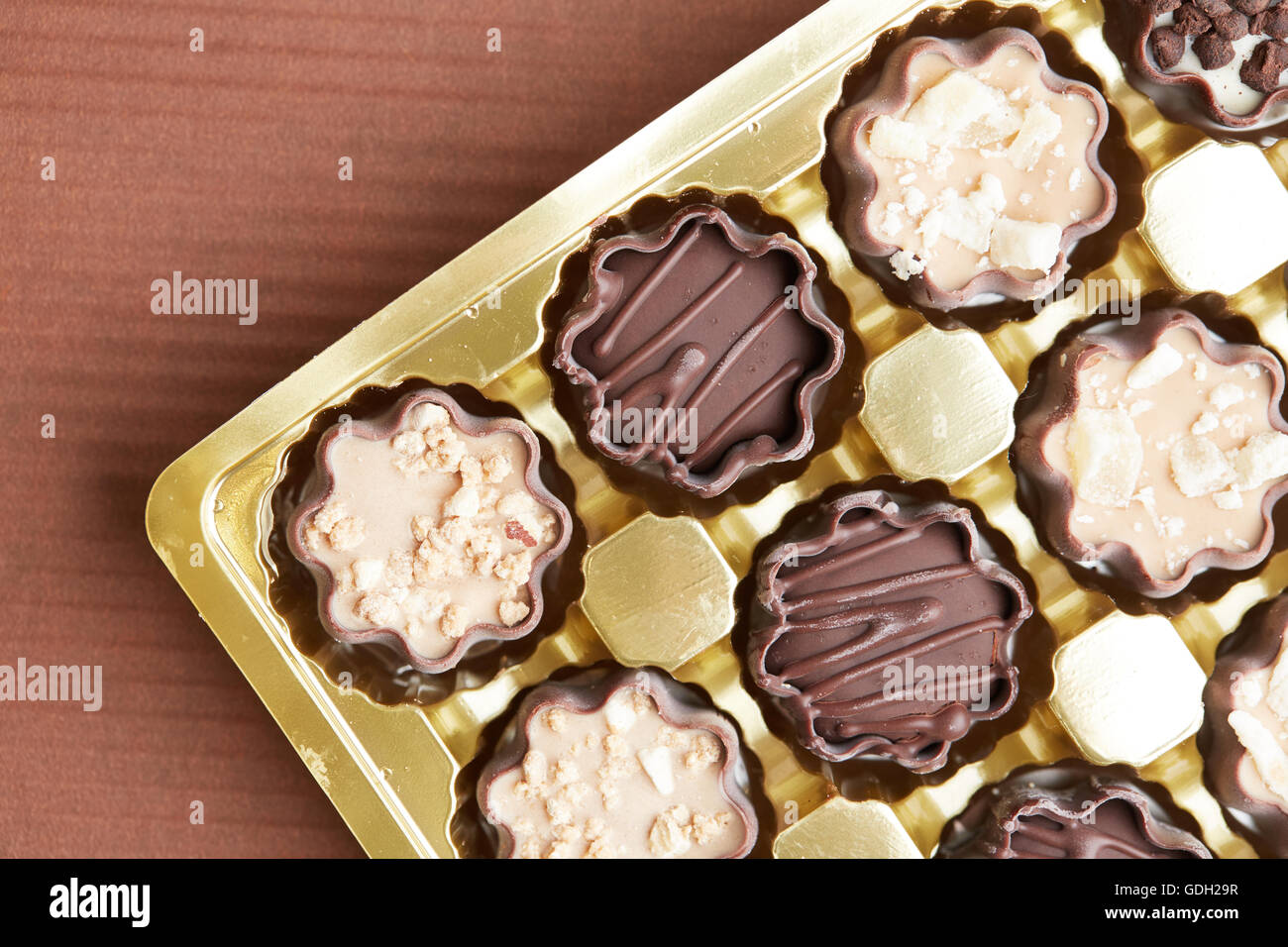 delicious chocolate candies Stock Photo - Alamy