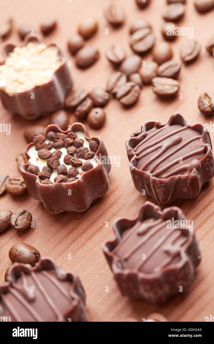 delicious chocolate candies Stock Photo - Alamy