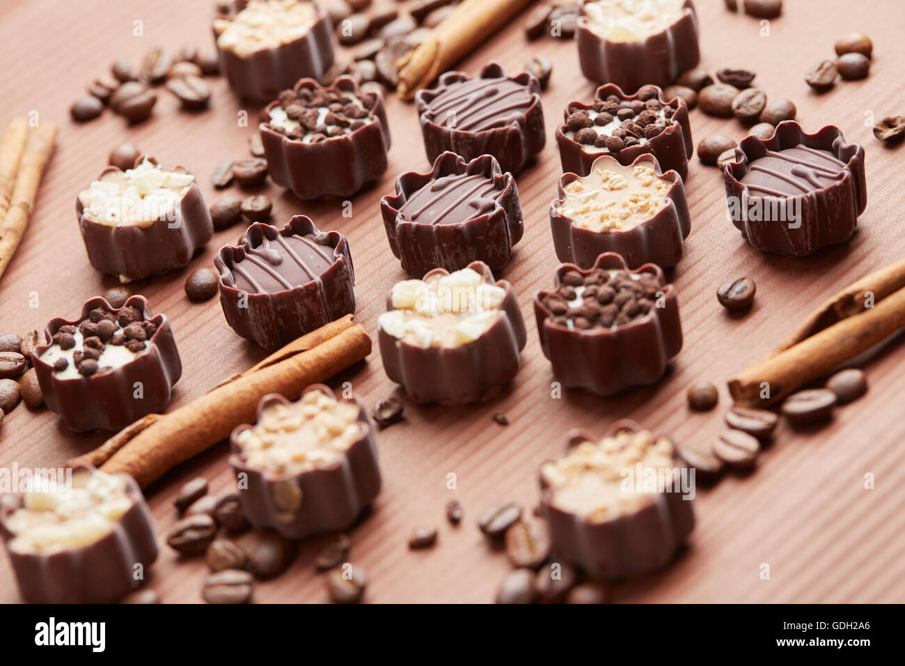 delicious chocolate candies Stock Photo - Alamy