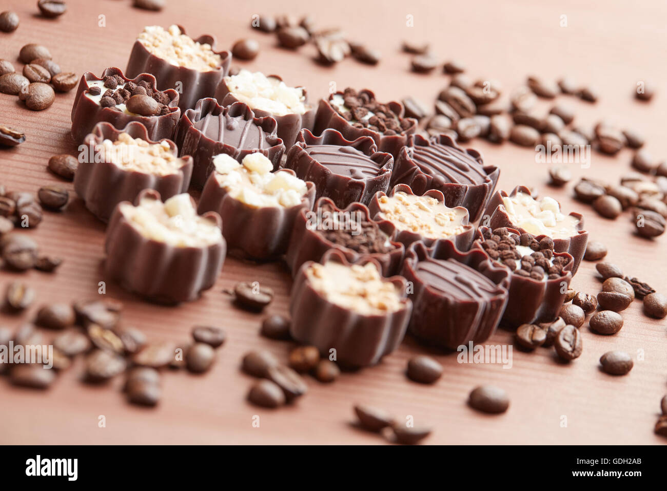 delicious chocolate candies Stock Photo - Alamy