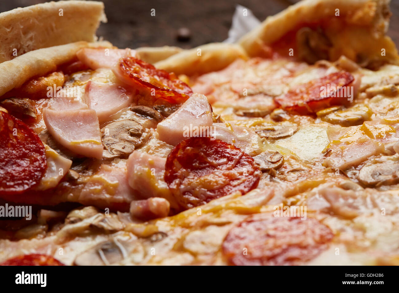 pizza close up Stock Photo - Alamy