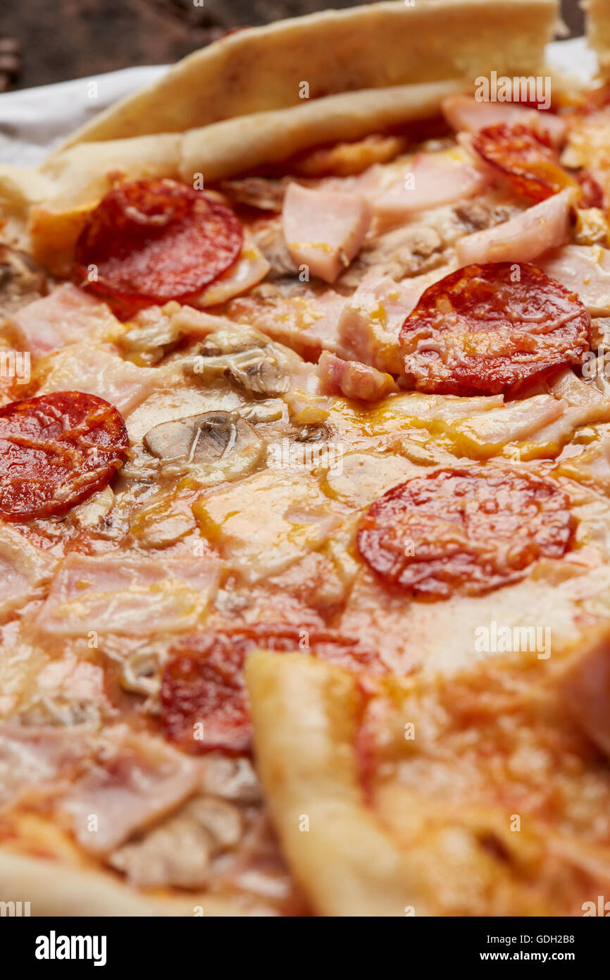 pizza close up Stock Photo - Alamy