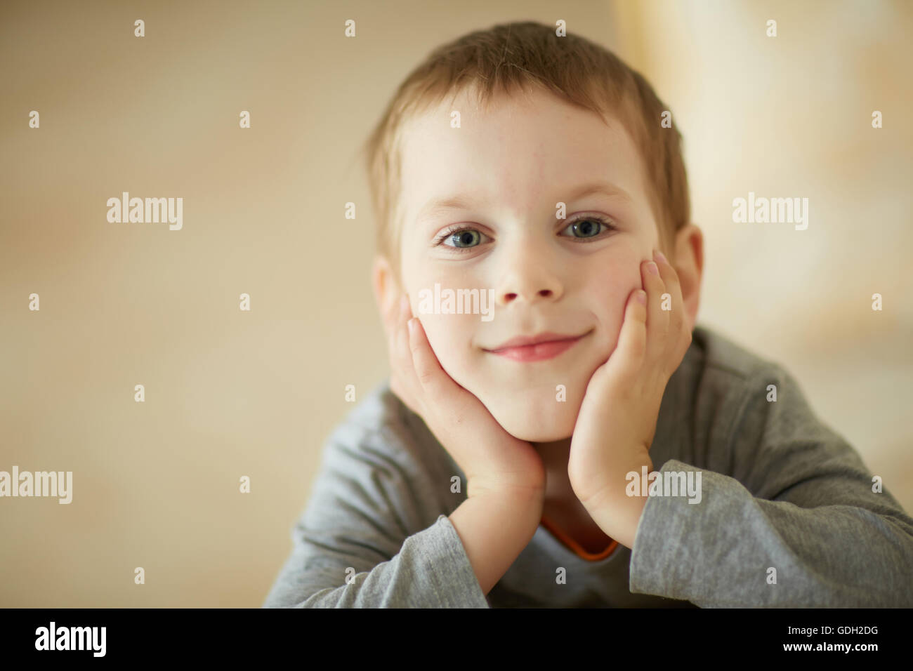 nice boy smiling Stock Photo - Alamy