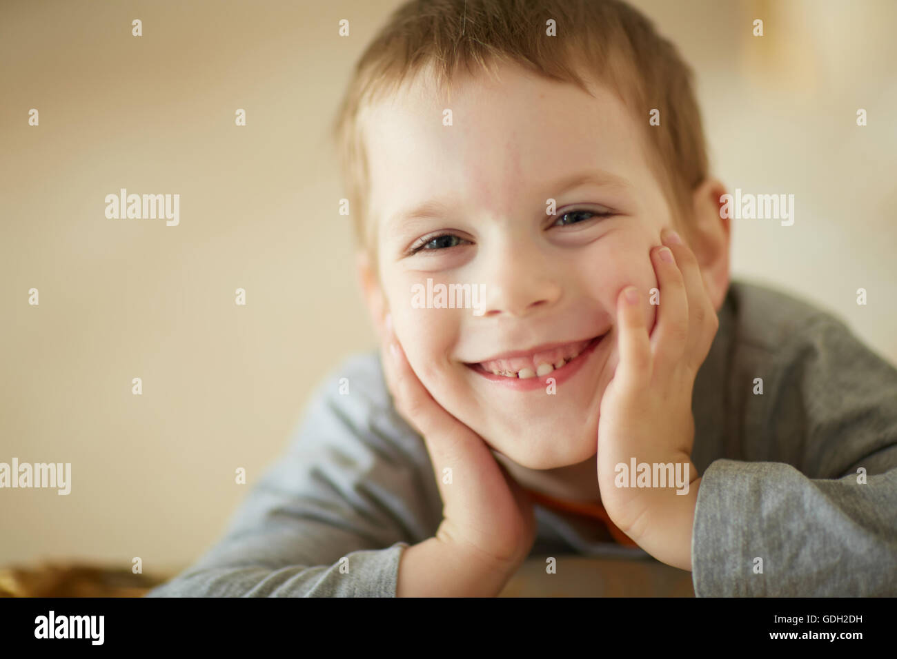 nice boy smiling Stock Photo - Alamy