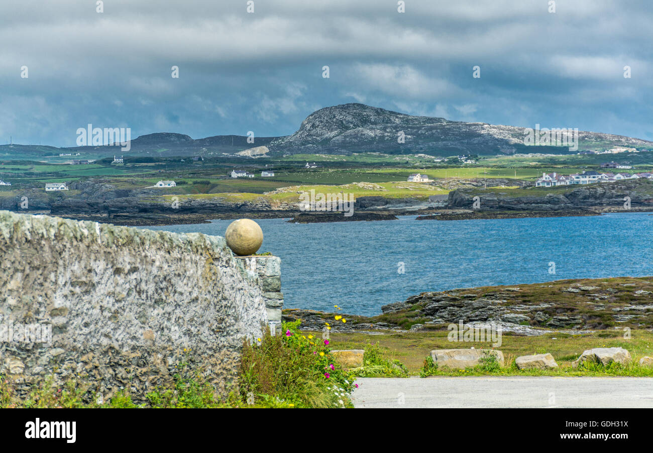 Coastal view from near Trearddur Bay on Anglesey Stock Photo - Alamy