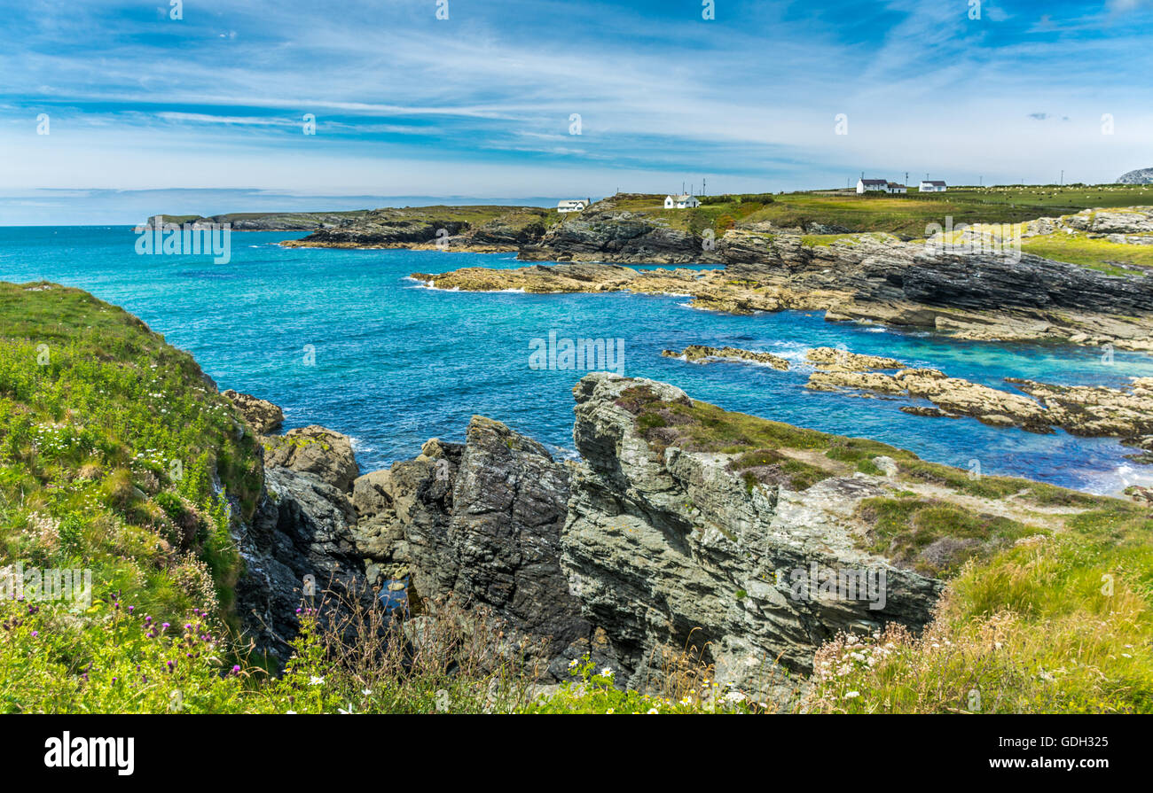 Trearddur bay village north wales hi-res stock photography and images ...