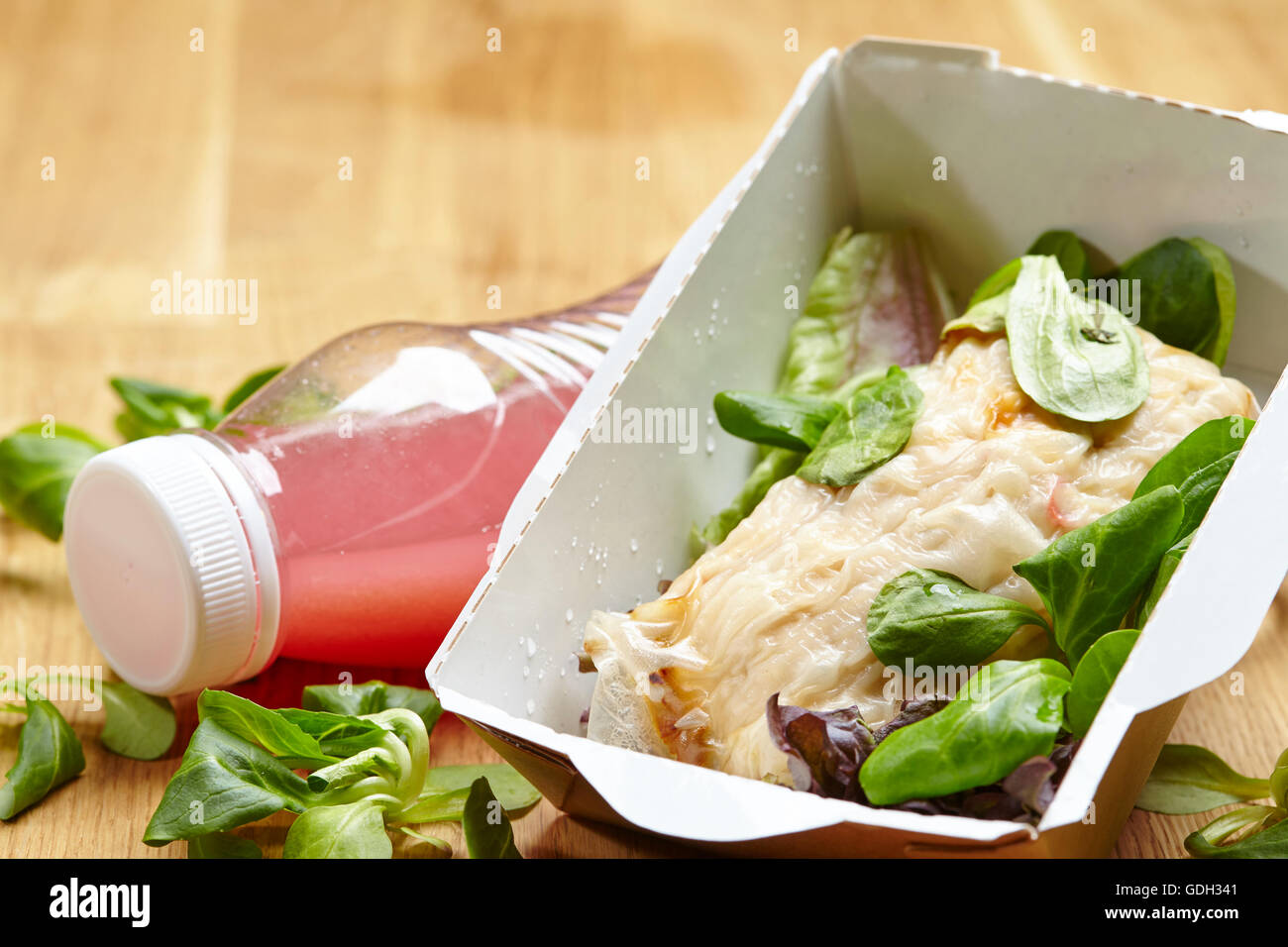 omelet with steamed vegetables and greens healthy natural food Stock ...