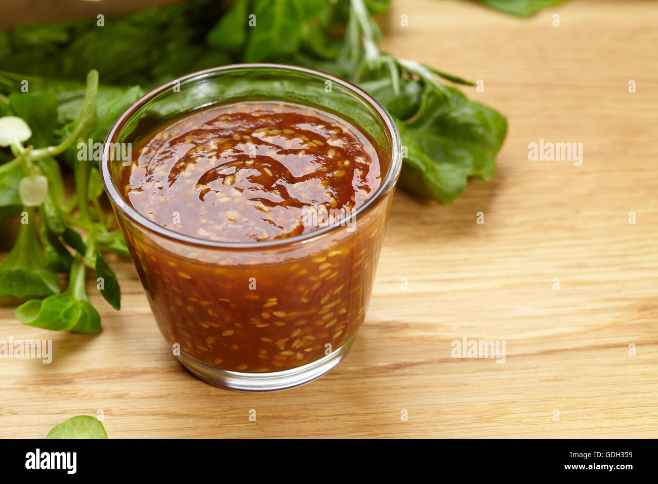 sauce salad dressing cooking ingredients Stock Photo - Alamy