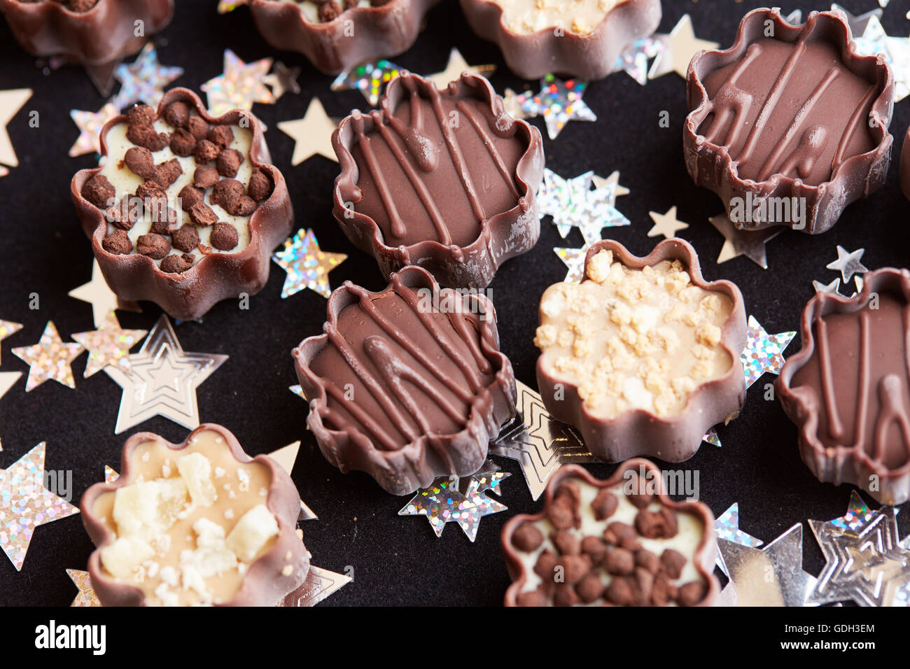 delicious chocolate candies Stock Photo - Alamy