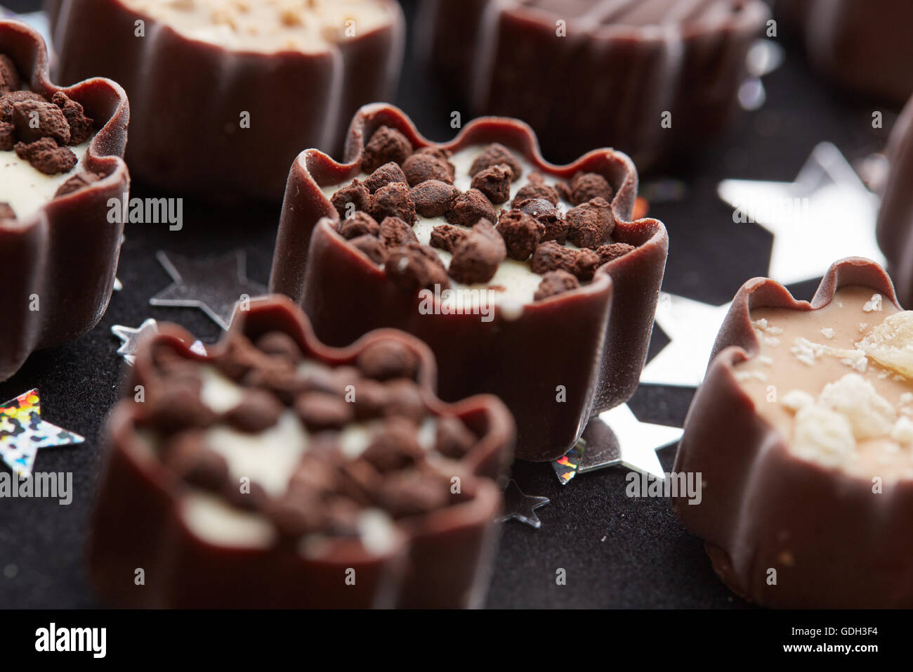 delicious chocolate candies Stock Photo - Alamy