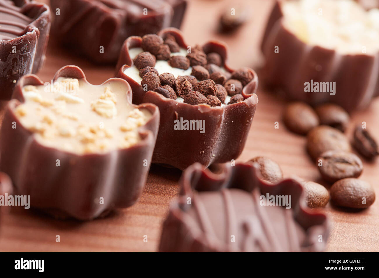 delicious chocolate candies Stock Photo - Alamy
