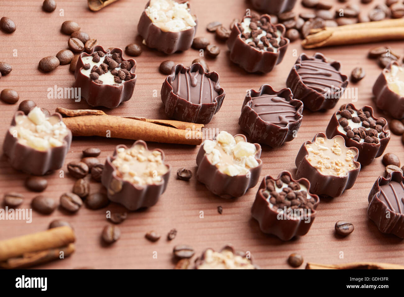 delicious chocolate candies Stock Photo - Alamy