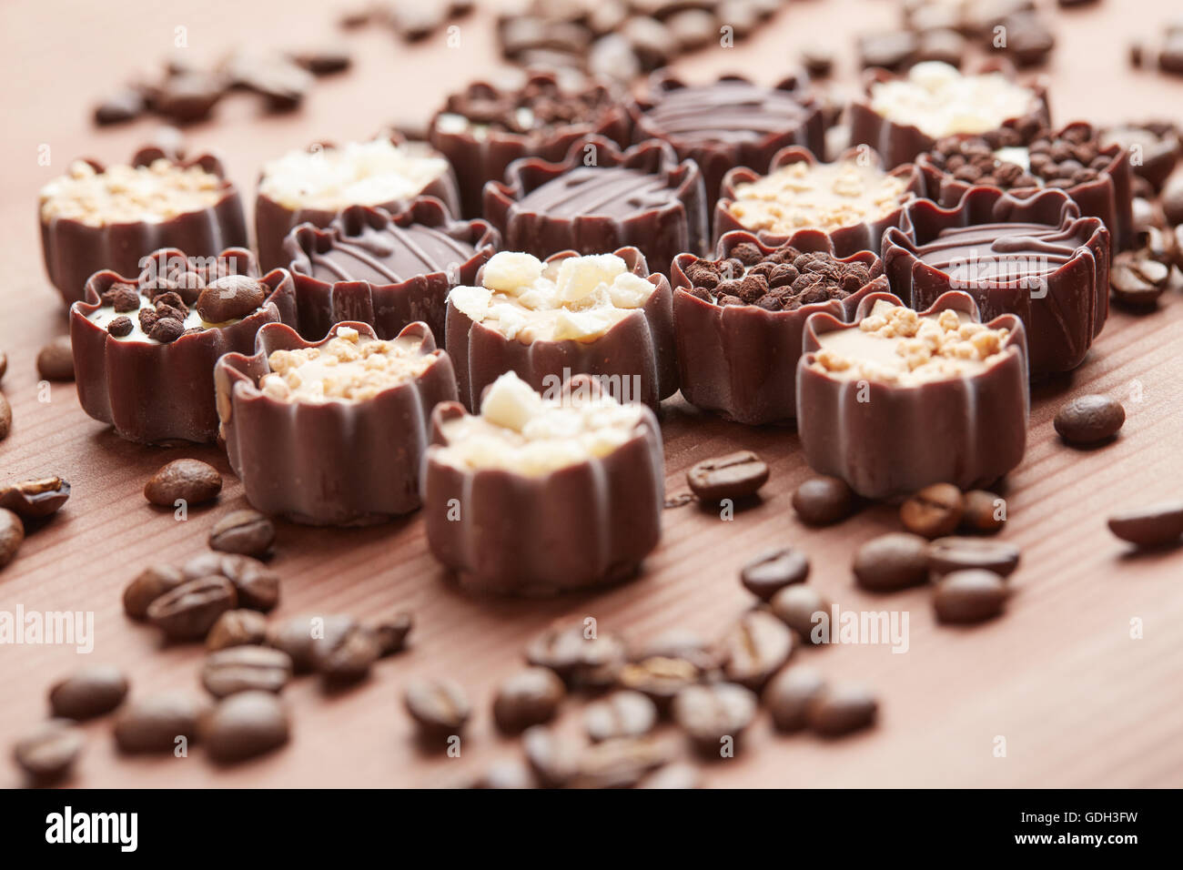 delicious chocolate candies Stock Photo - Alamy