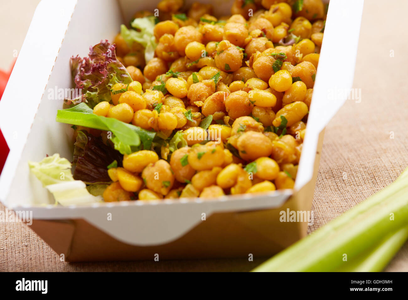 beans and vegetables with turmeric Stock Photo - Alamy