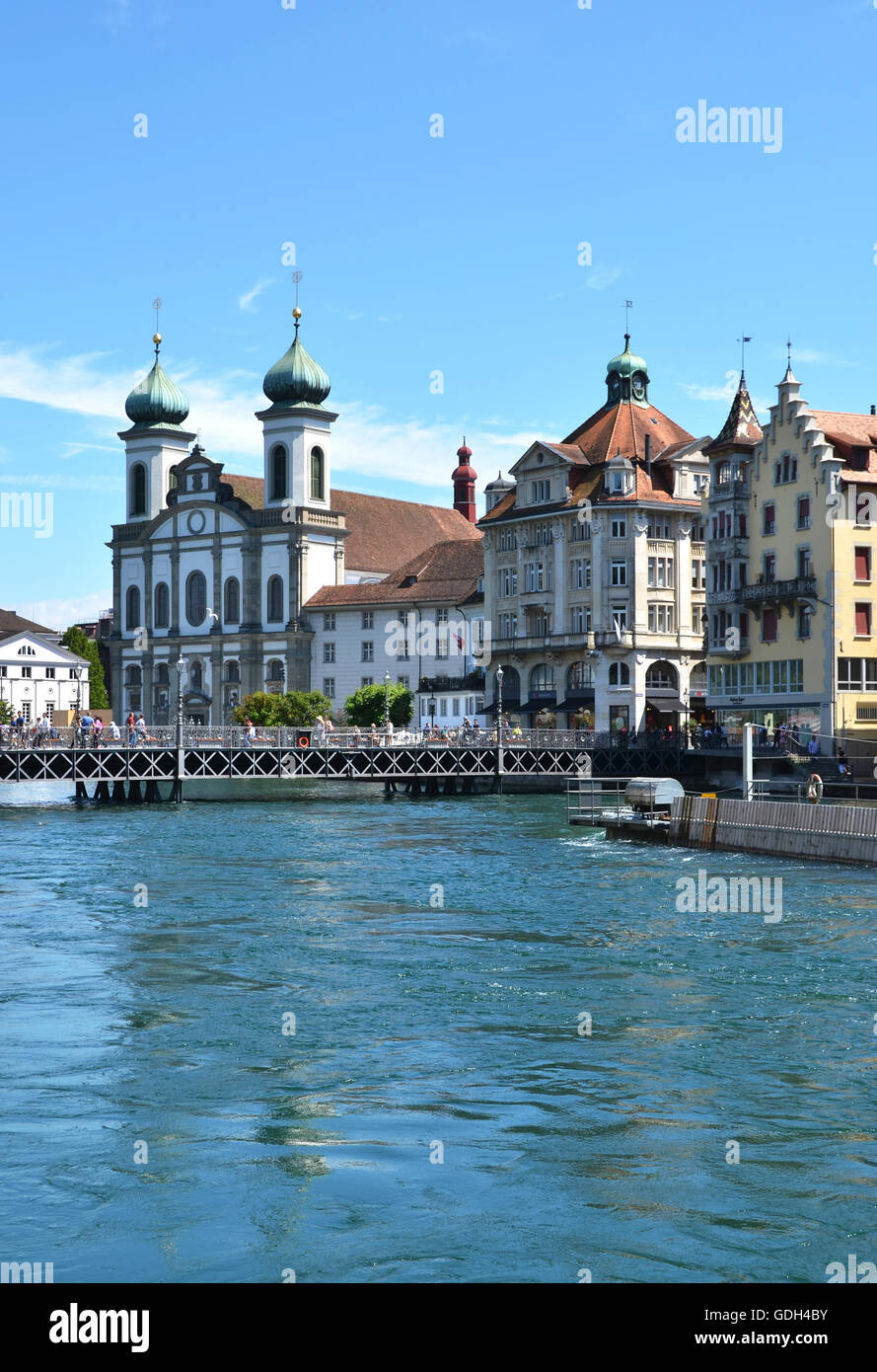 Jesuit church in Luzern, Switzerland Stock Photo - Alamy