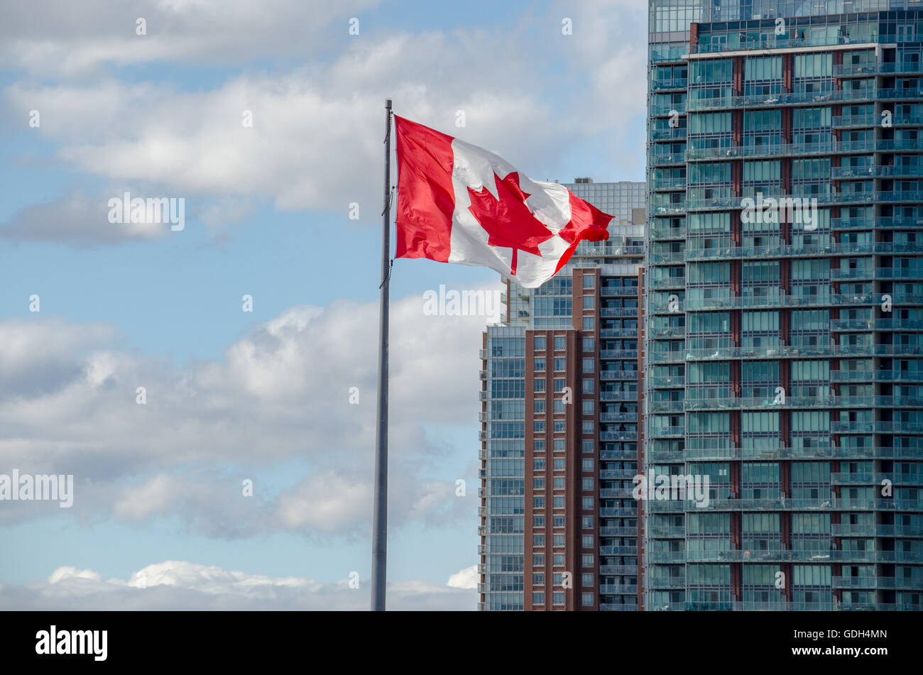 Canada flag toronto hi-res stock photography and images - Alamy