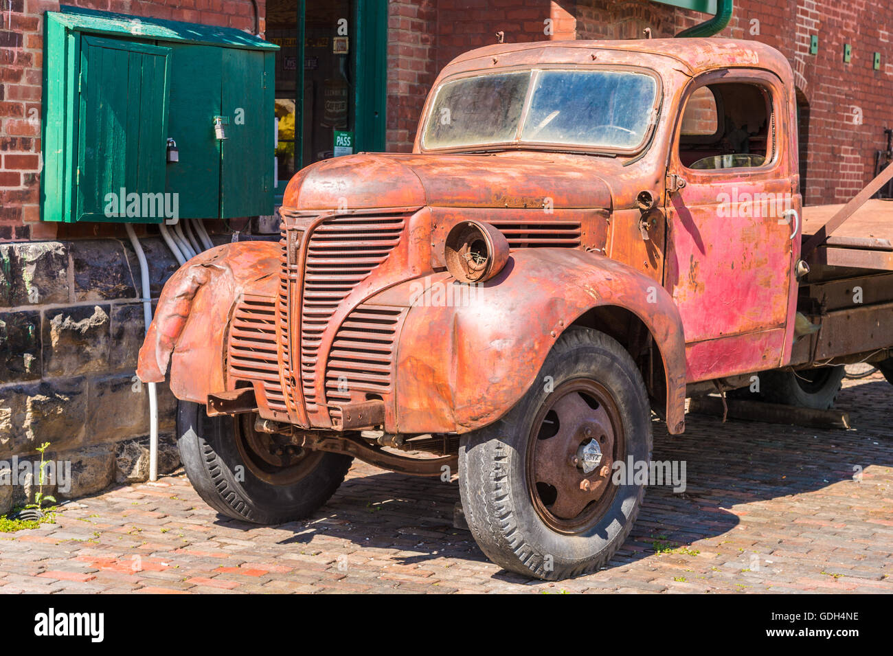 Old truck distillery district toronto hi-res stock photography and ...