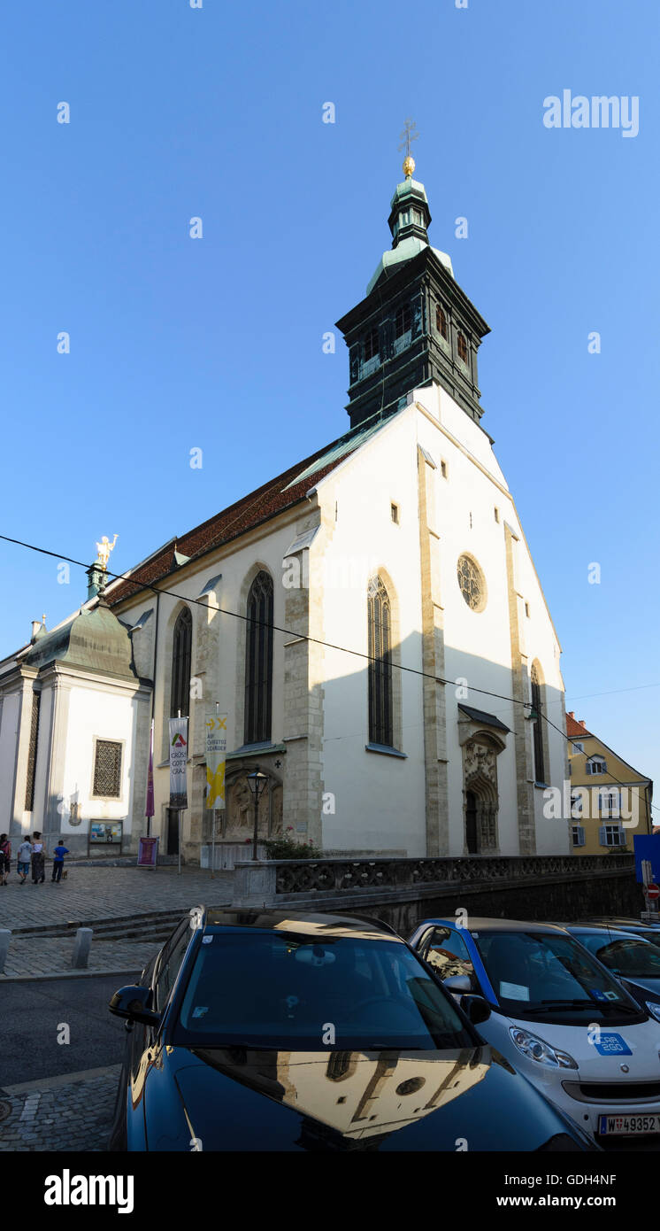 Graz: cathedral, Austria, Steiermark, Styria, Region Graz Stock Photo ...