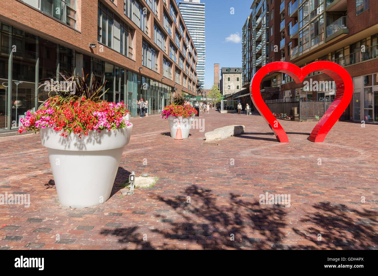 Distillery district heart hi-res stock photography and images - Alamy