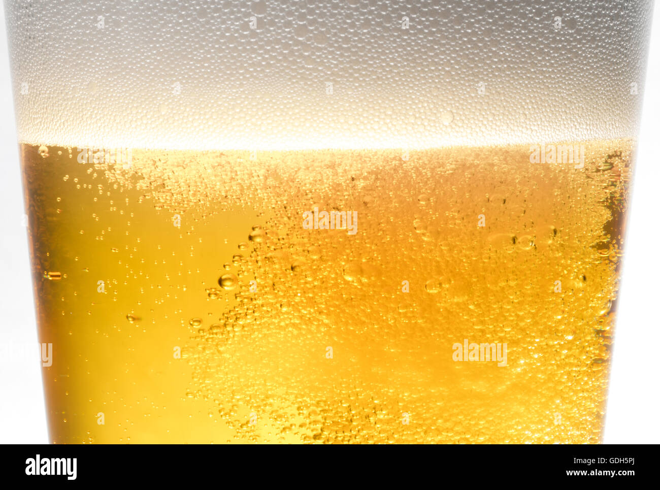 refreshing closeup of a golden ale Stock Photo - Alamy