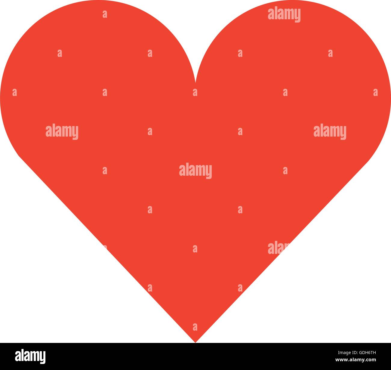 red heart vector Stock Vector Image & Art - Alamy