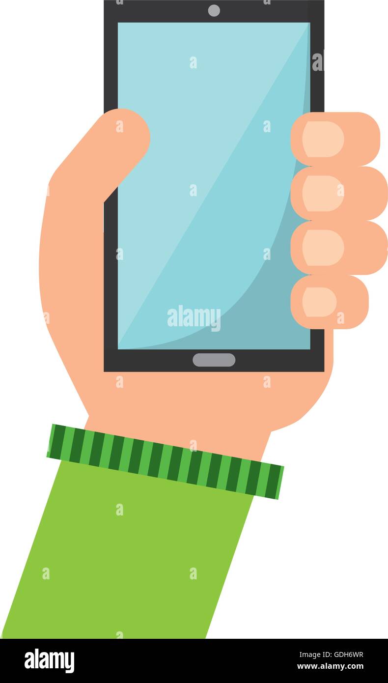 smartphone digital icon Stock Vector Image & Art - Alamy