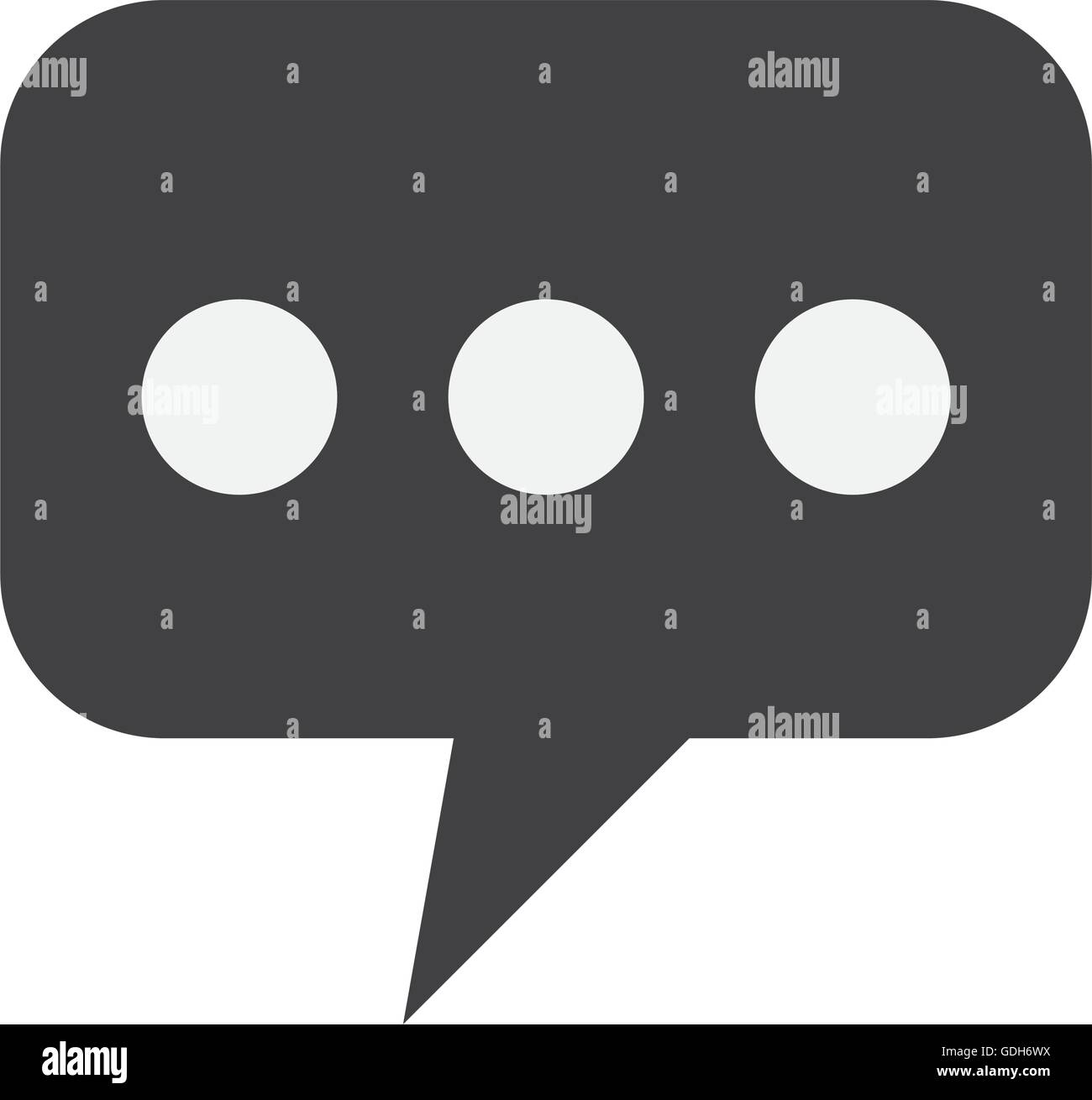 text balloon icon Stock Vector Image & Art - Alamy