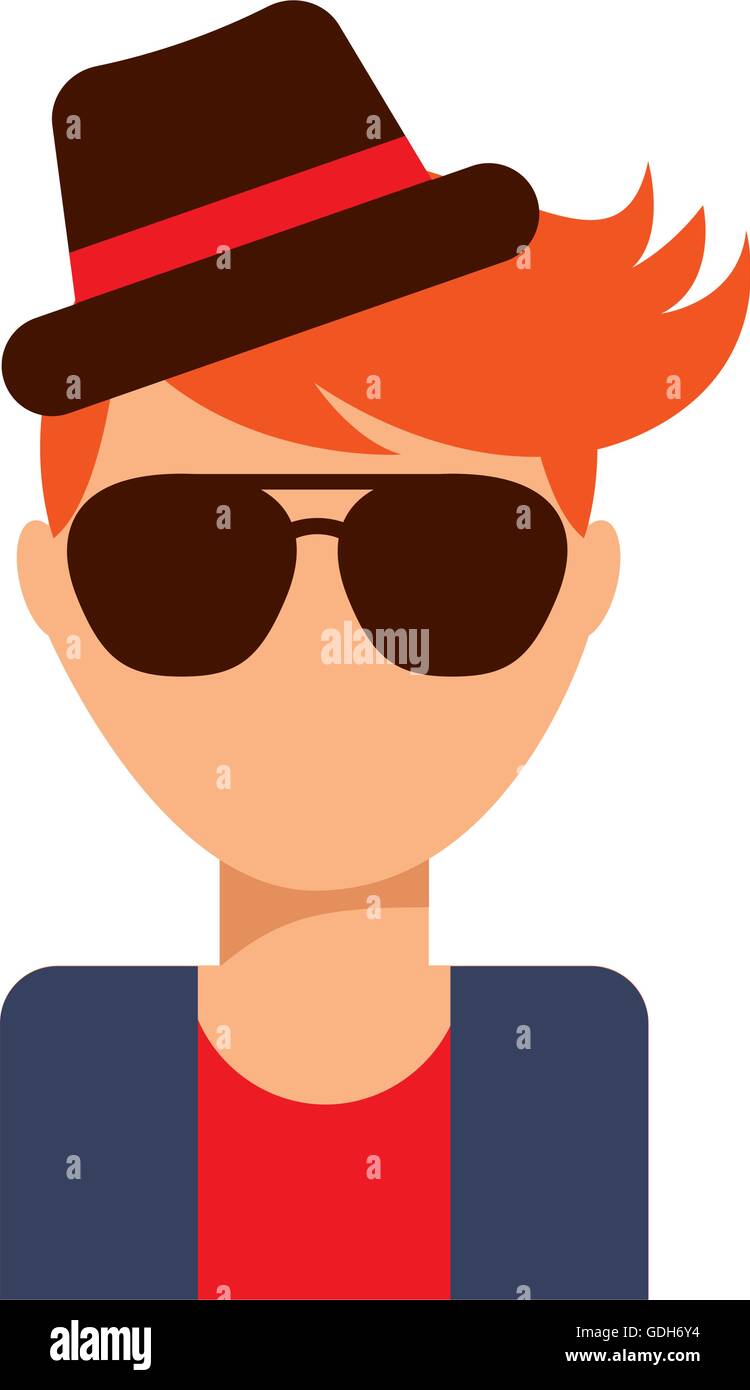 cool guy icon Stock Vector Image & Art - Alamy